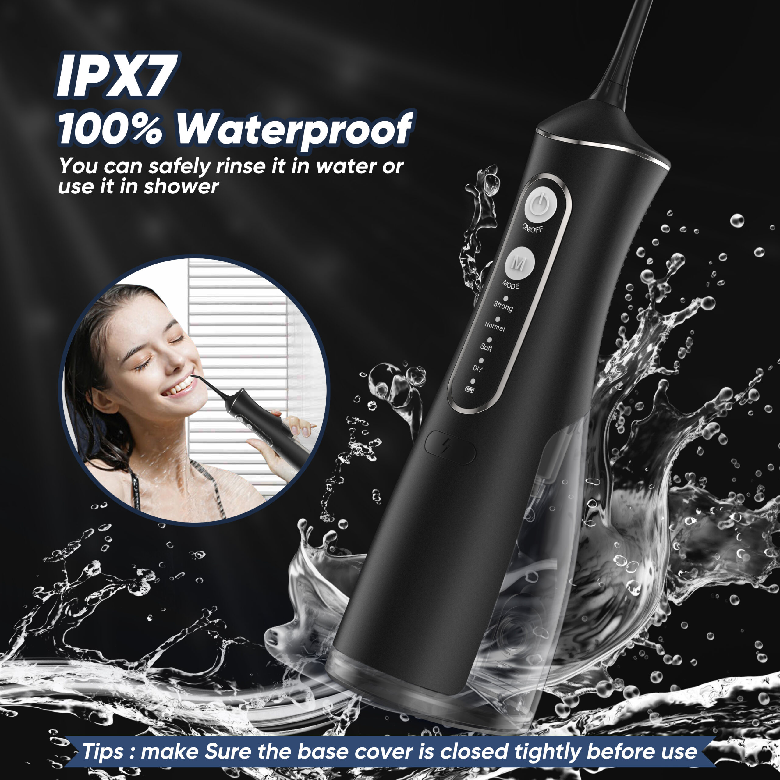 2024 Upgrade Water Dental Flosser Teeth Pick, 4 Modes Dental Oral ...